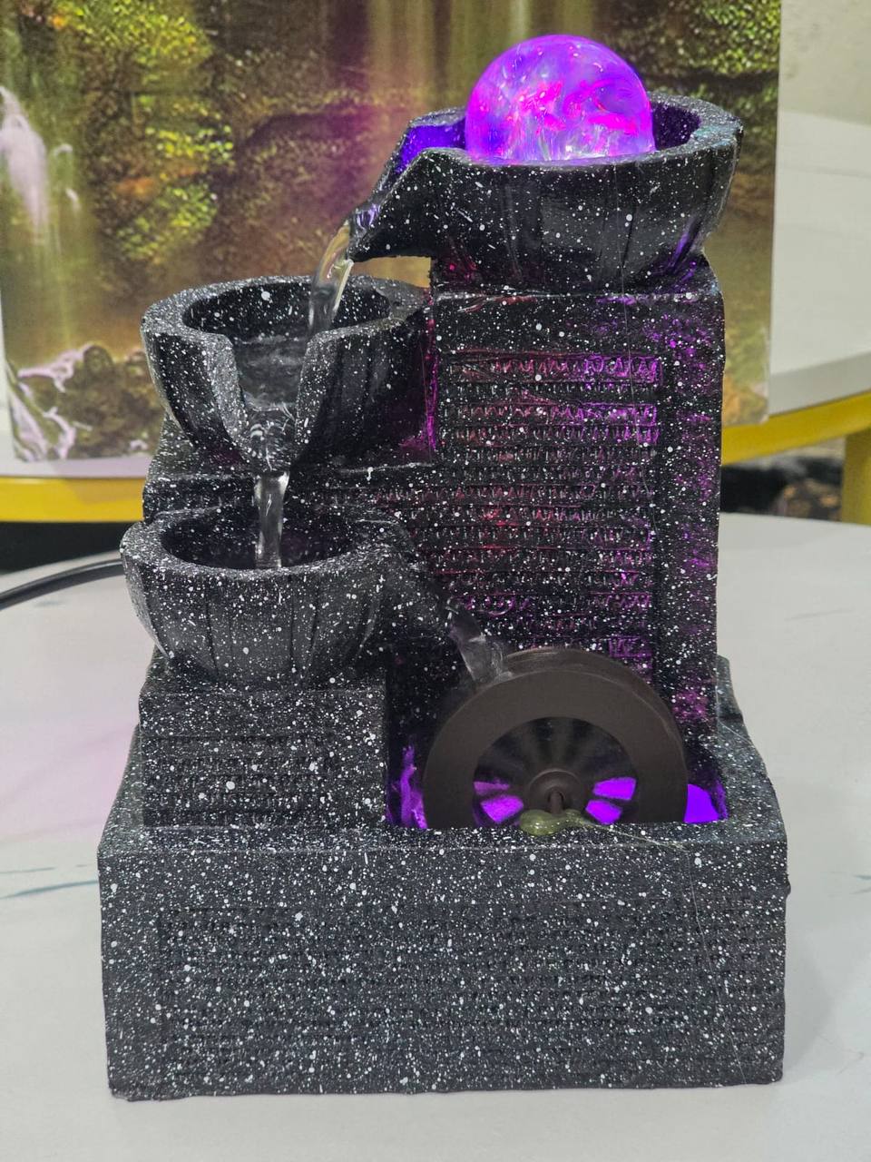 Indoor waterfall fountain table decor – Seru Finds